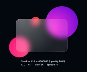 How to Create Glassmorphic Card UI Design | UXMISFIT.COM